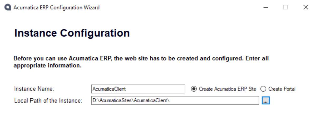 Setting Up Local Developer Instances of Acumatica - Part 1 Setting Up Local Developer Instances of Acumatica - Part 1