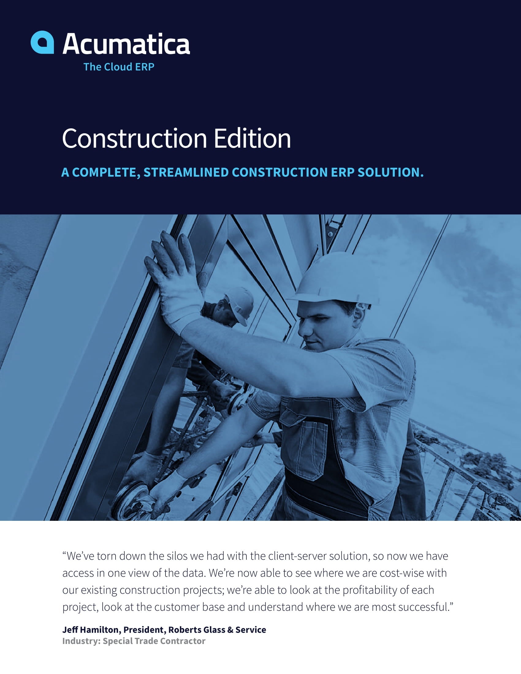 Why Acumatica Construction Edition Is Right | Acumatica Cloud ERP