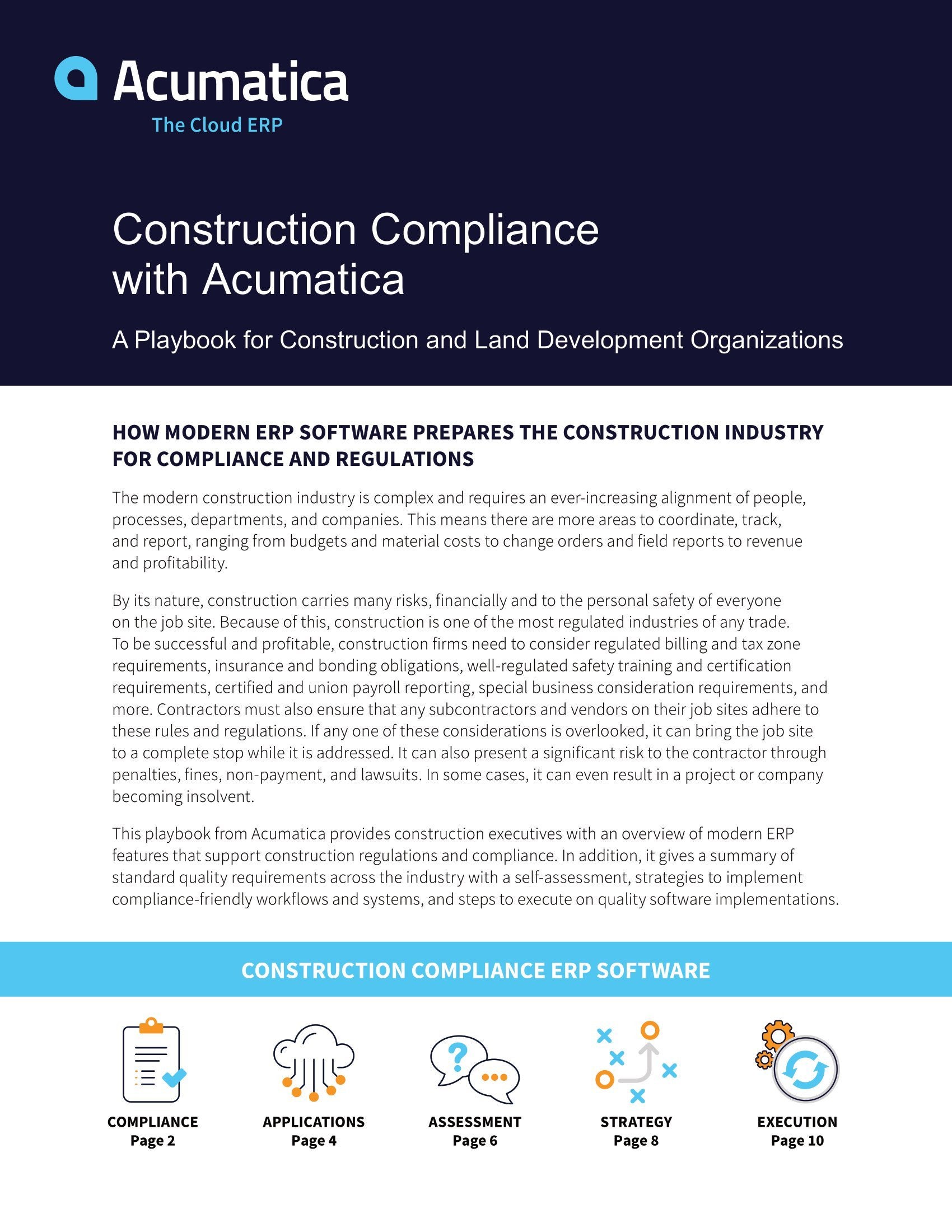 Simplify the Construction Bid to Closeout Cycle | Acumatica Cloud ERP