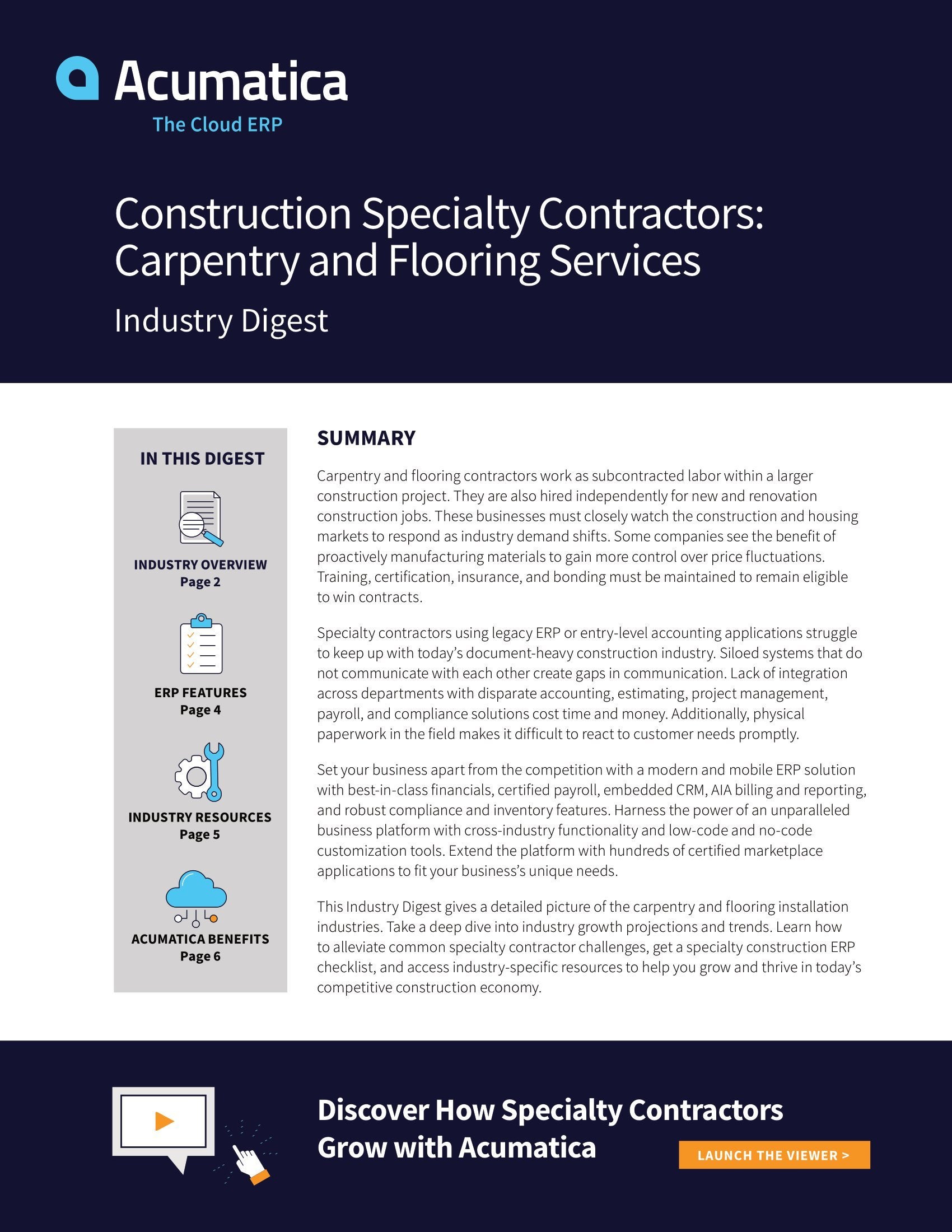 Carpentry and Flooring Industry Can Thrive with a Modern ERP Solution