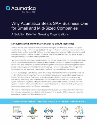 General Business Edition | Acumatica Cloud ERP
