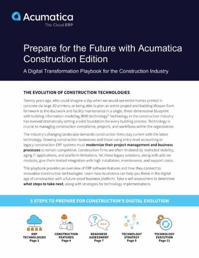 Construction Management Software | Construction ERP