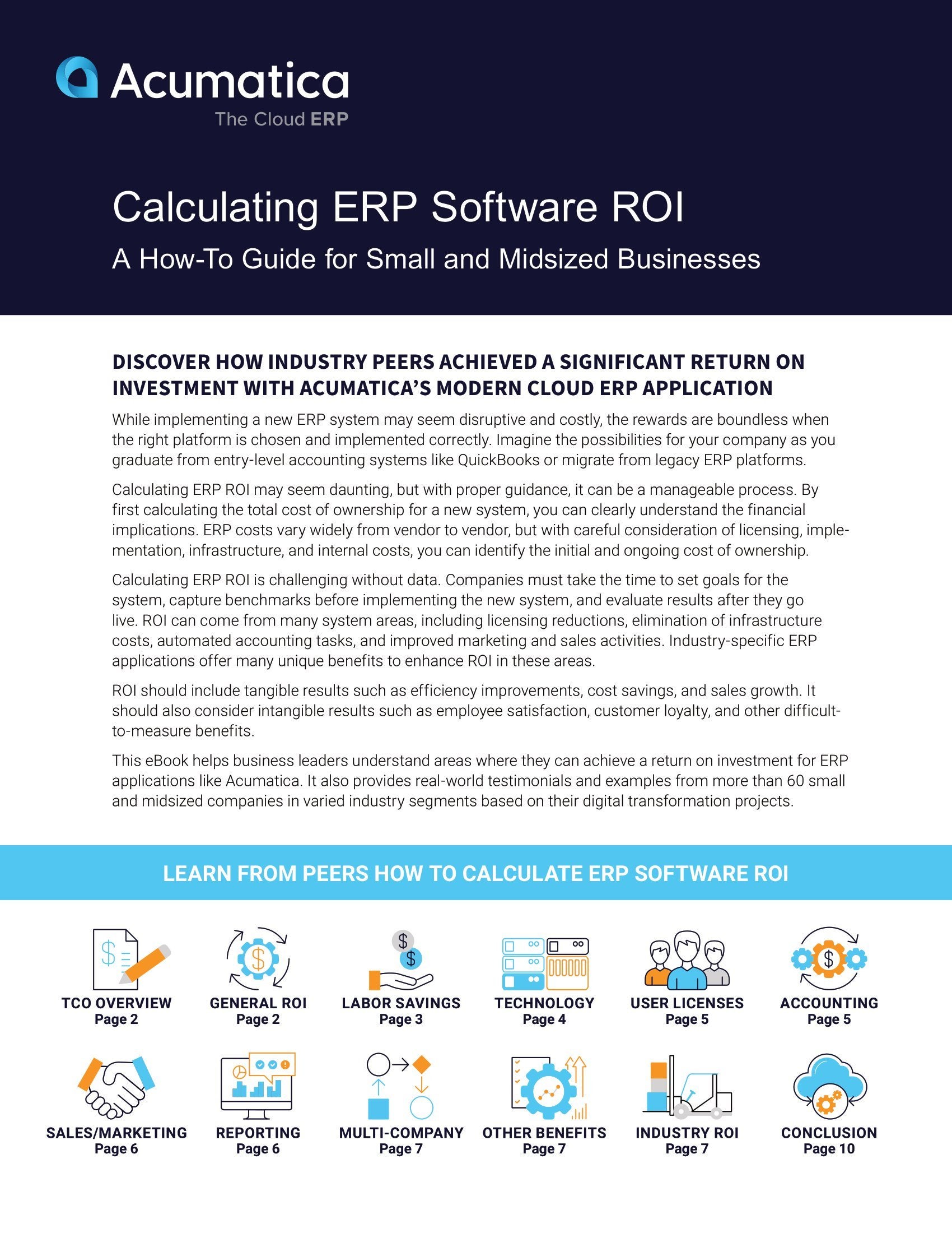 How to Calculate ERP Software Return on Investment (ROI) | Acumatica ... How to Calculate ERP Software Return on Investment (ROI) | Acumatica ...